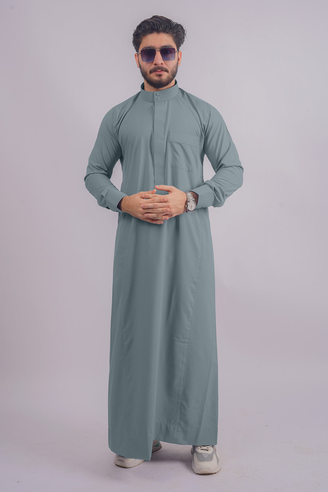 Traditional Saudi Style Thobes for Men | Elegant and Simple | Aamsah