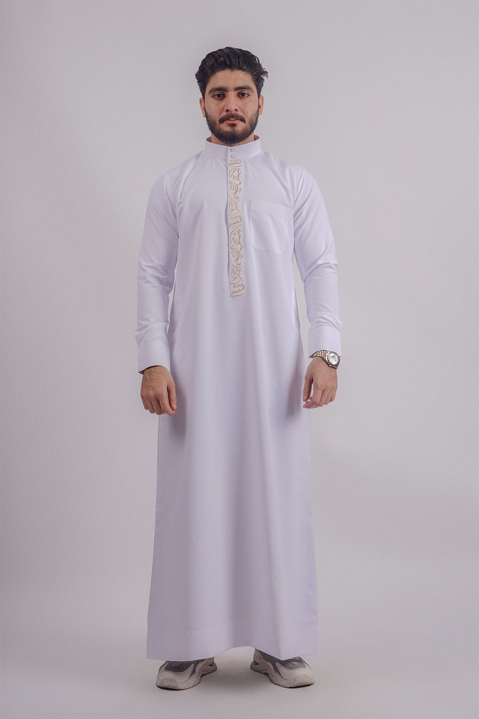 Traditional Saudi Style Thobes for Men | Elegant and Simple | Aamsah